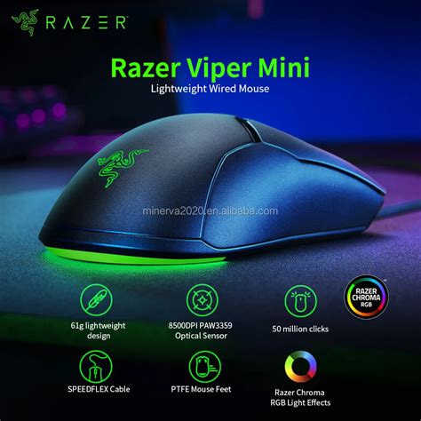 Razer Viper Mini Mouse Rgb Gaming Mouse Dpi Buttons G Lightweight Design Optical Sensor
