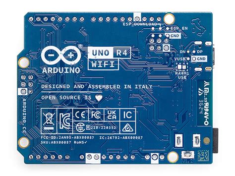 Arduino® Uno R4 Wifi 32 Bit Mcu With Wifi And Bluetooth — Arduino Official Store