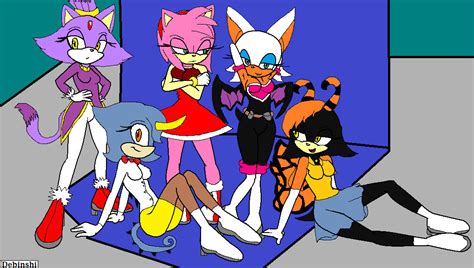 Sonic Girls By Rosesnpoision On Deviantart