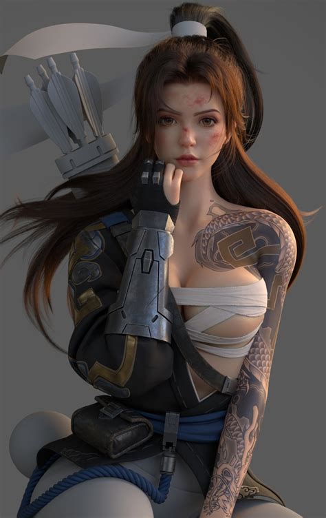 Rule 34 1girls 3d Bandage Big Breasts Blizzard Entertainment Female
