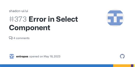 Error In Select Component Issue Shadcn Ui Ui GitHub