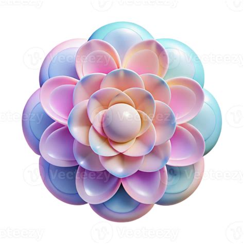 Vibrant Artistic A Kaleidoscope Of Overlapping Translucent Circles In Pastel Shades With A