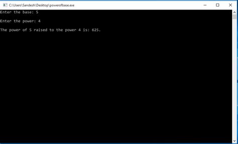 Recursive Program To Calculate The Power Of The Base The Pro Notes