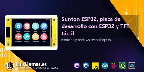 Sunton Esp32 Esp32 Development Board With Tft Touchscreen