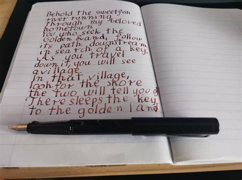 My First Try With A Stub Nib Its Way Harder To Write Than The