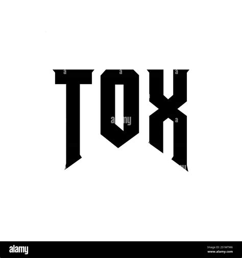 Tox Letter Logo Design For Technology Company Tox Logo Design Black