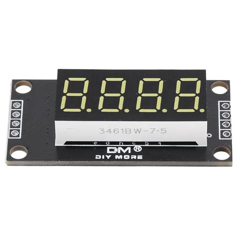 Módulo De Pantalla Led Tm1637 Módulo De Reloj De 4 Dígitos Módulo Led
