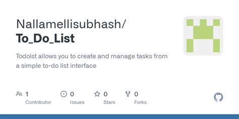 Subhash Nallamelli On Linkedin Github Nallamellisubhashtodolist Todoist Allows You To