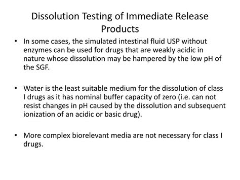 PPT Dissolution Testing Of Immediate Release Products PowerPoint Presentation ID 2026798