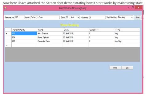 Binding Datagrid In Windows Form Without Database