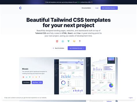 Vuejs Admin Dashboard Template By Cruip UiHub