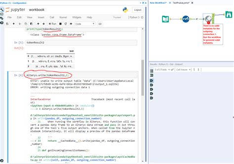 Solved Questionandproblem Python Tool Cannot Write Out Alteryx Community