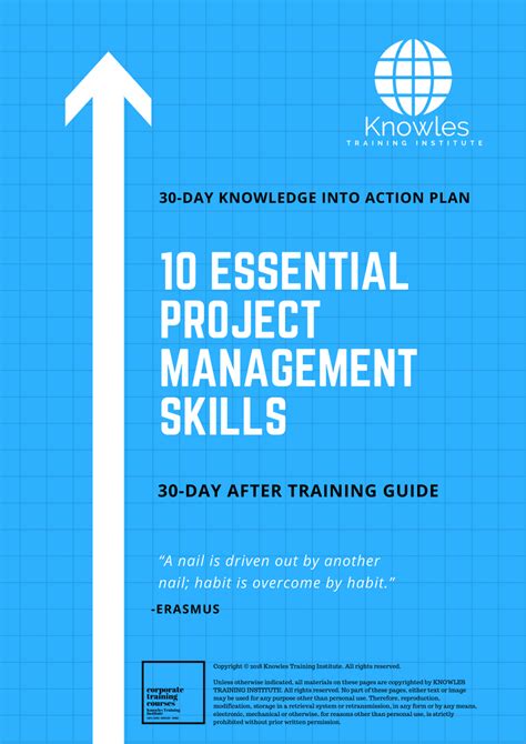 Essential Project Management Skills Training Course In Singapore Knowles Training Institute