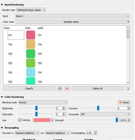 Raster Palletedunique Values Rendering Not Displaying In Qgis Geographic Information