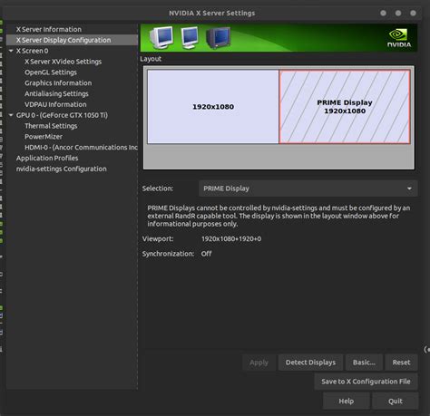 Multiple Monitors Ubuntu Only Showing One Screen Resolution Option Ask Ubuntu