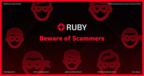 announcements new scam alert greetings rubies by ruby protocol