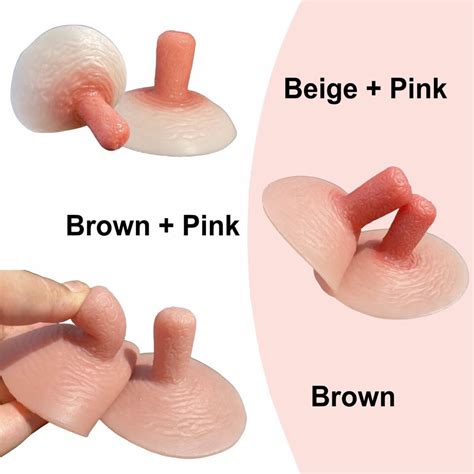 Bimei Silicone Nipple Adhesive Extra Long For Breast Form Drag Queen