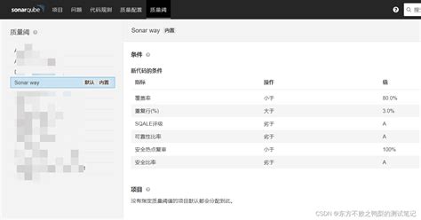 sonarqube主要功能概览 sonarqube标准 csdn博客