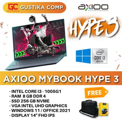 Jual Laptop Axioo Mybook Hype Intel Core I G Ram Gb Ssd Gb W Ram Gb Ssd
