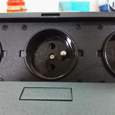 Discount Eu Standard Desk Power Socket Multifunctional Desk Conference Table Pop Up Three