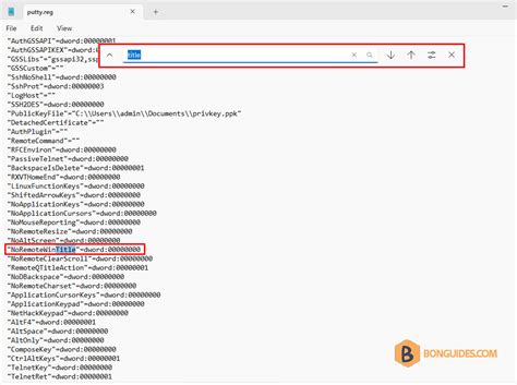 How To Change The PuTTY SSH Session Window Title