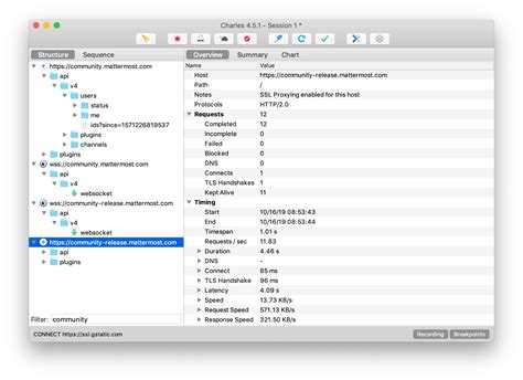 Debugging Using Charles