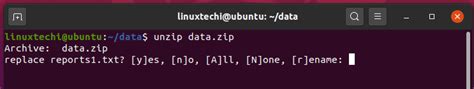 Linux Zip And Unzip Command With Examples