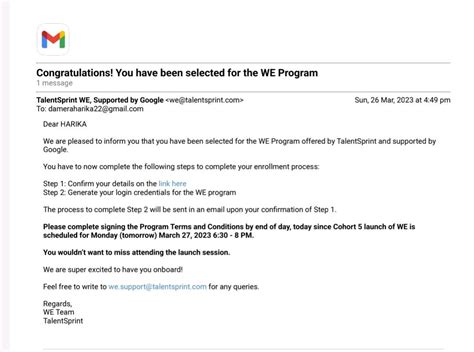 harika damera on linkedin i am glad to share that i got selected for