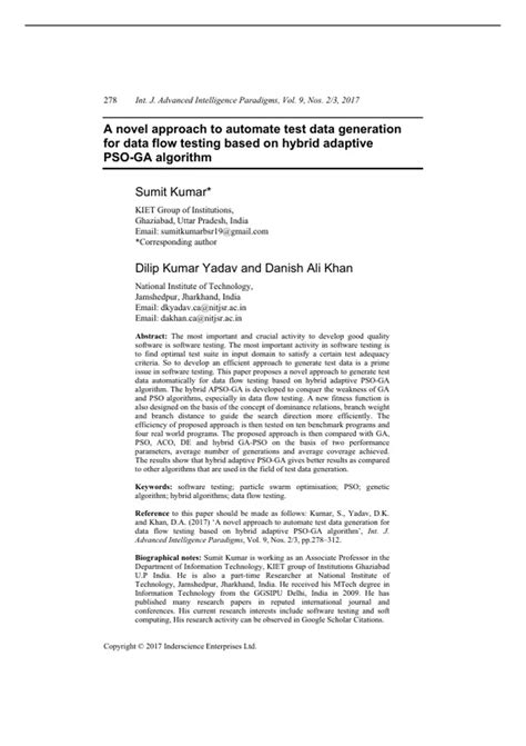 A Novel Approach To Automate Test Data Generation For Data Flow Testing