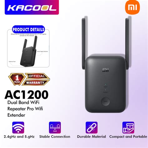Xiaomi Mi Ac Ghz Dual Band Wifi Repeater Pro G Network Router Wifi Extender Lazada Ph