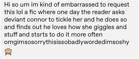 Bleeding Thirium Connor X Reader Tickle Fights