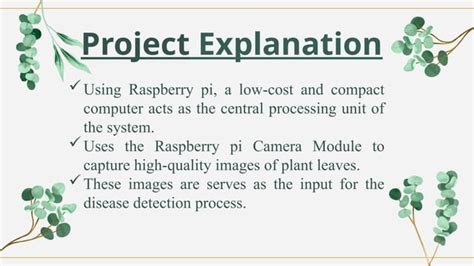 Leaf Disease Detection Using Raspberry Pipptx