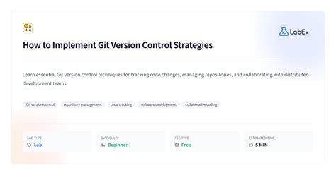 How To Implement Git Version Control Strategies Labex