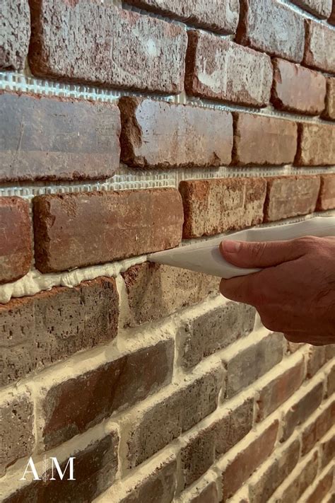 How To Install Brick Wall Step By Step Instructions Arched Manor