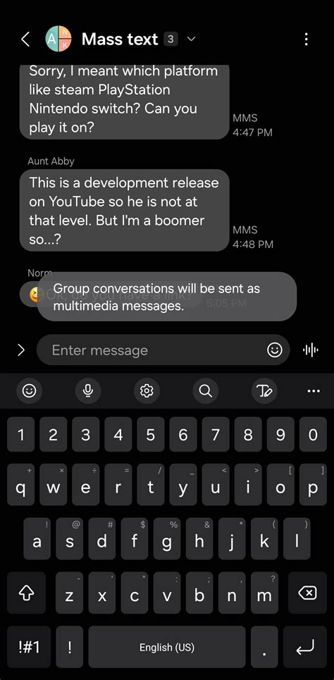 Is There A Way To Stop This Message Popping Up Every Time I Open A Group Text Rsamsunggalaxy