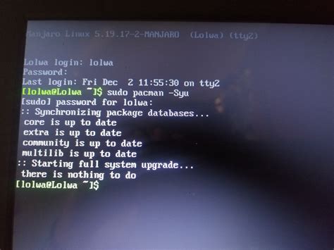 Stuck On Boot After System Update Support Manjaro Linux Forum