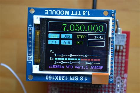 Ja2gqp S Blog Si5351a Tft Vfo Ver 1 1