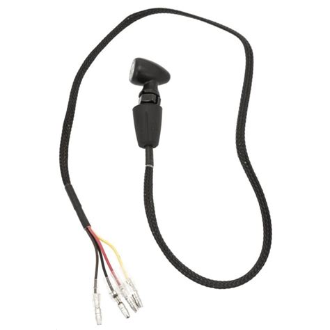 Motone Pico Multi Led 4 Wire Taillight Brake Light Indicator Turn Signals Pair Black M8