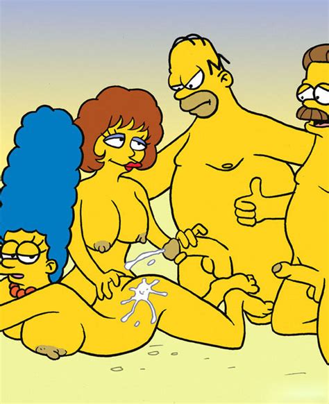 Post 638707 Homersimpson Margesimpson Maudeflanders Nedflanders