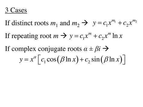 Cauchy Euler Equation Ppt Download