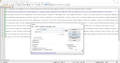如何在notepad 中将2行合并为1行 notepadok
