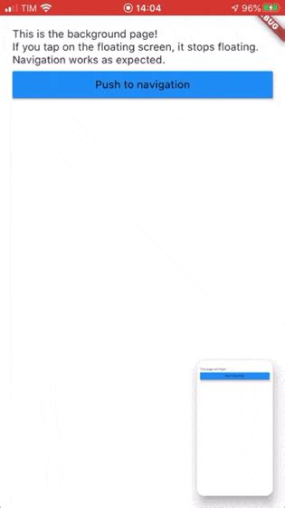 Pip View Flutter Package In Picture In Picture Category Flutter Gems