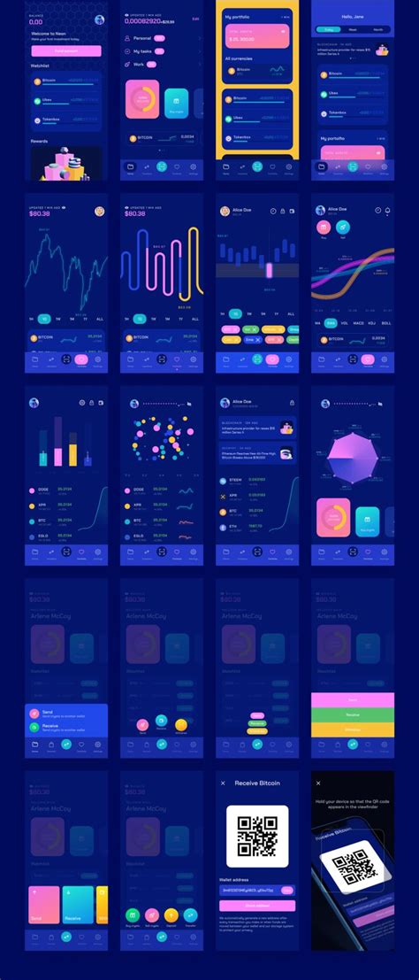 neon ui kit — ui kits on ui8 ui kit app interface app ui design