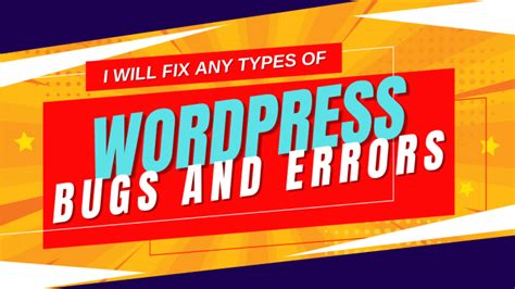Fix Wordpress Issues Critical Errors Bugs And White Screen By
