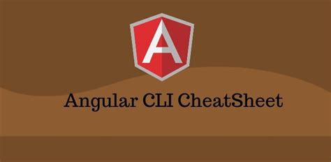 Angular Cli Cheat Sheet The Cli Command An Angular Developer Should Jsonworld