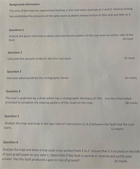 Solved Refer To The Map Below And All Answer Chegg