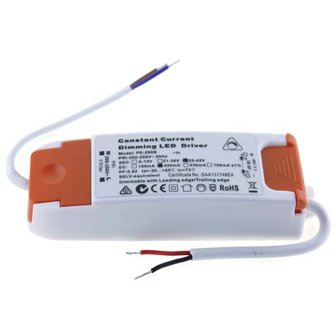 Buy Led Driver Power Supply 25 42v Dc 420 Ma Dimmable Via Phase