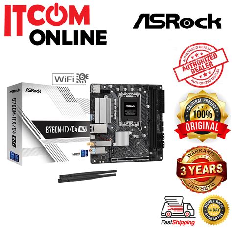 Asrock B M Itx D Wifi Ddr Socket Motherboard Shopee Malaysia