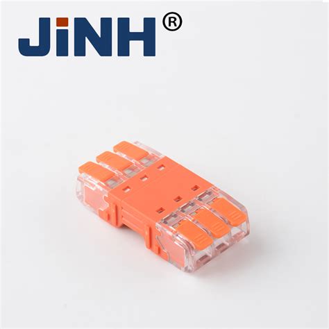 Splicing Pluggable Lever Screwless Terminal Blocks Push In Wire Connectors Push In Wire