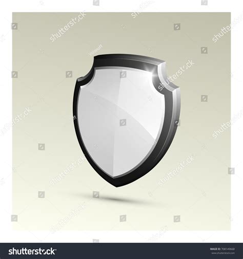Protected Guard Shield Concept Safety Badge Stock Vector Royalty Free 708149668 Shutterstock